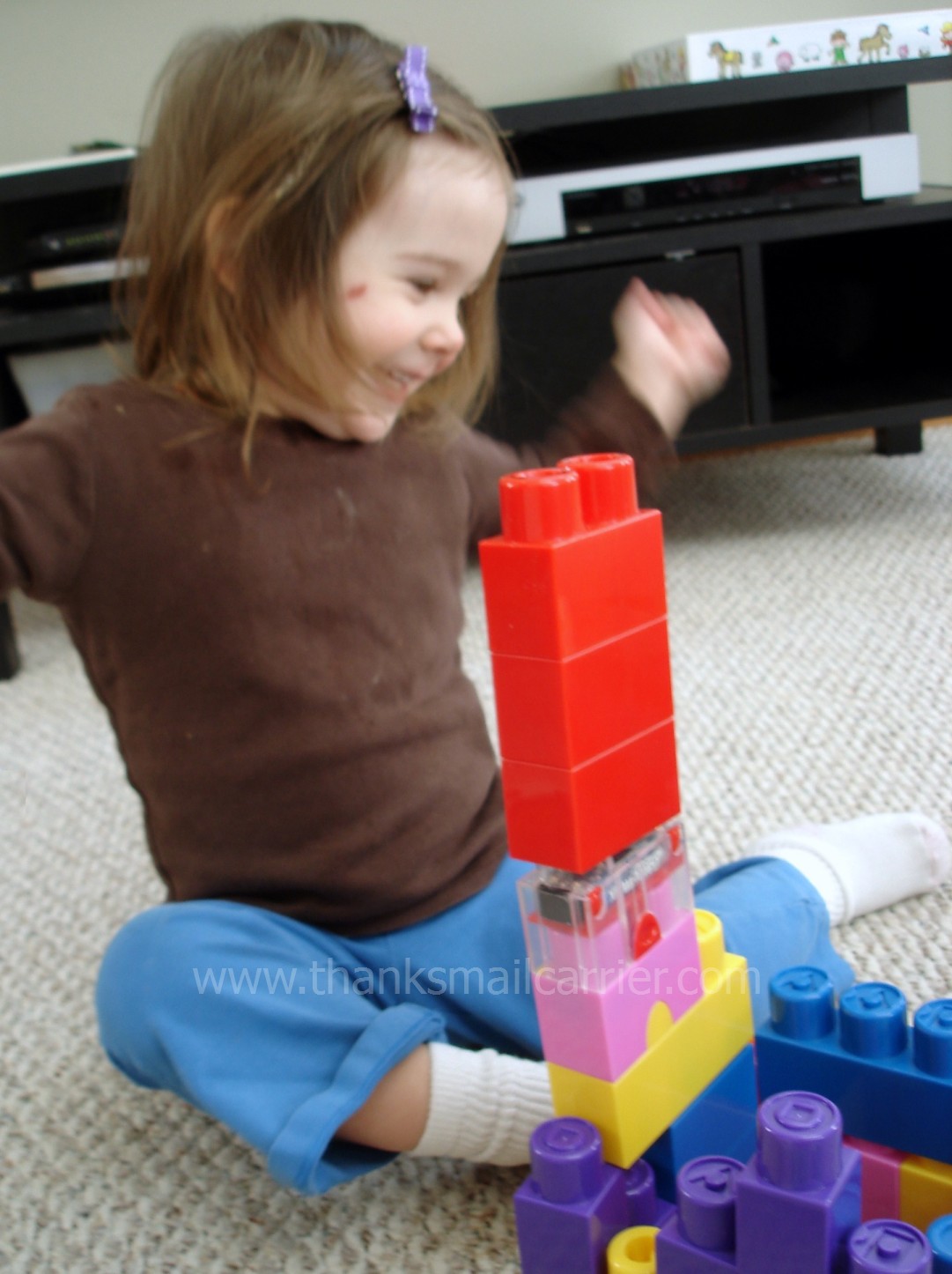 Thanks, Mail Carrier | Smarcks Talking Building Blocks {Review & Giveaway}