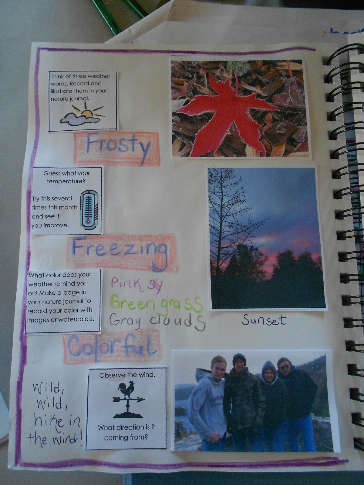 Weather Grid Nature Study - New Nature Journal Idea - Homeschool Nature ...