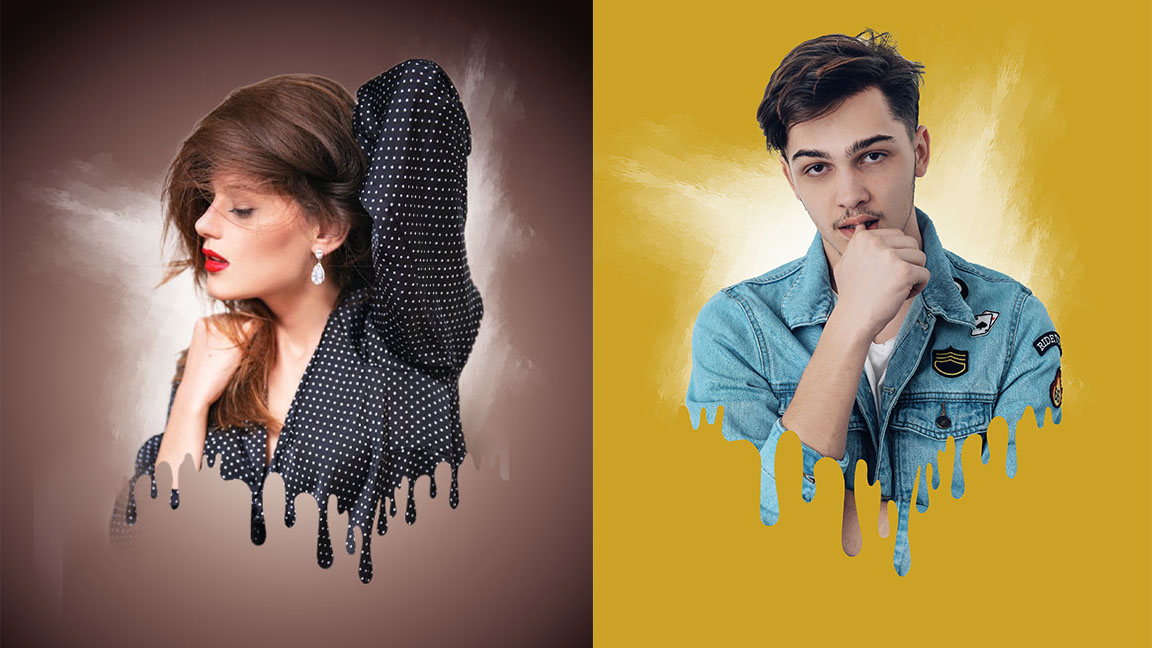 Dripping Effect photoshop