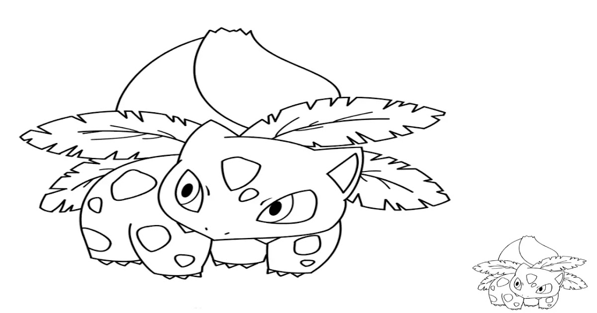 Coloring Page Of Ivysaur