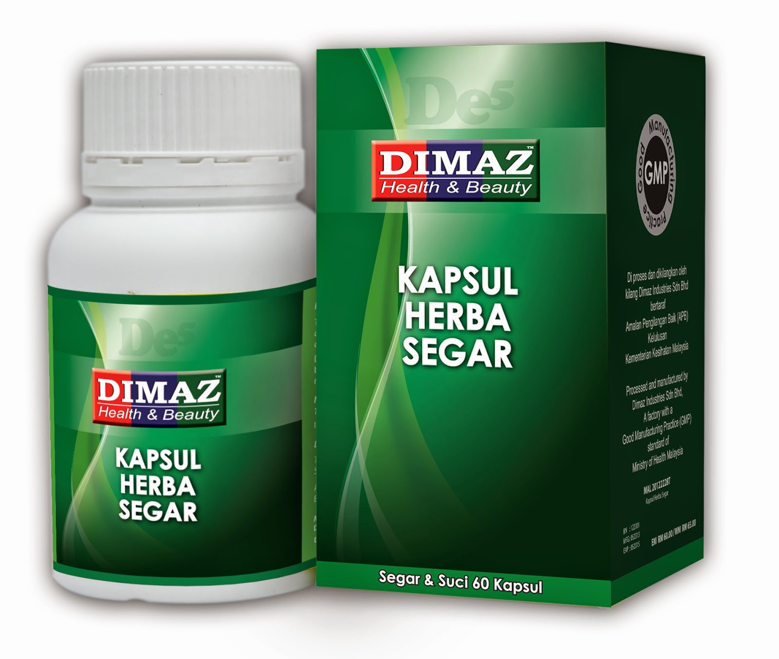 Menjual Produk Kecantikan Dan Kesihatan : DIMAZ KAPSUL HERBA SEGAR