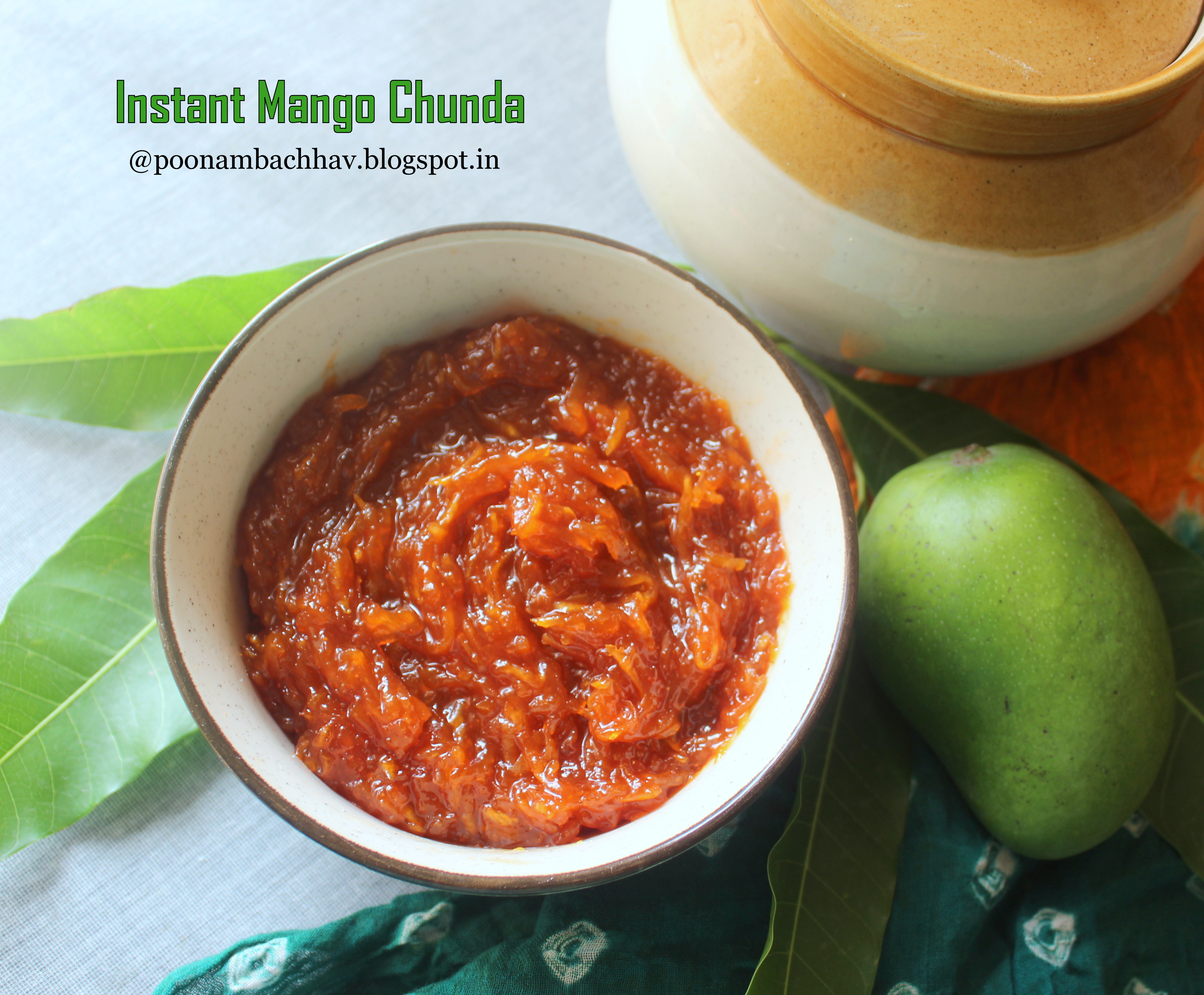 Annapurna: Instant Mango Chunda - Gujarati Raw Mango Relish