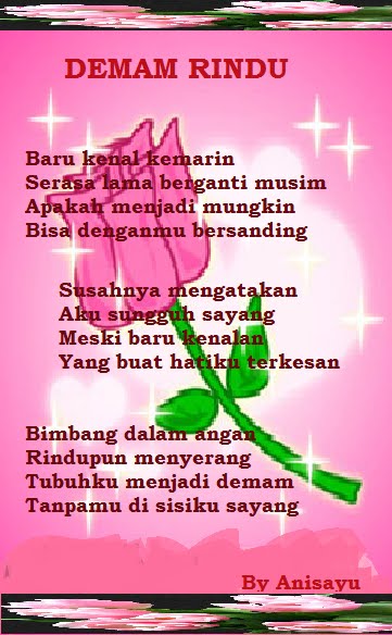 Kumpulan Puisi Rindu Untuk Pacar Bergambar Terbaru | Cinta Puisi