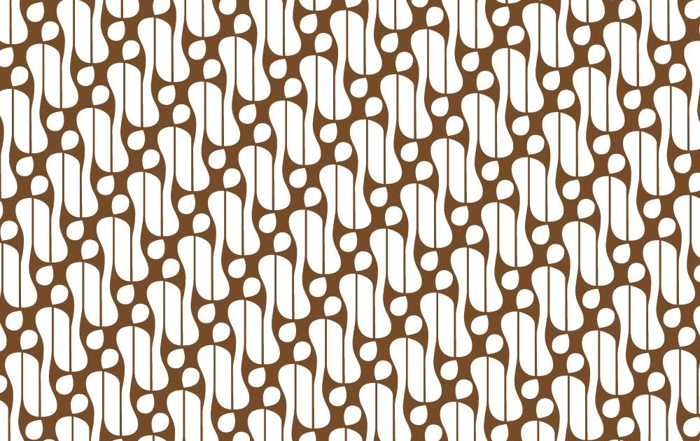 Motif Batik Kawung, Parang Rusak, Mega Mendung Vektor AI - Masvian