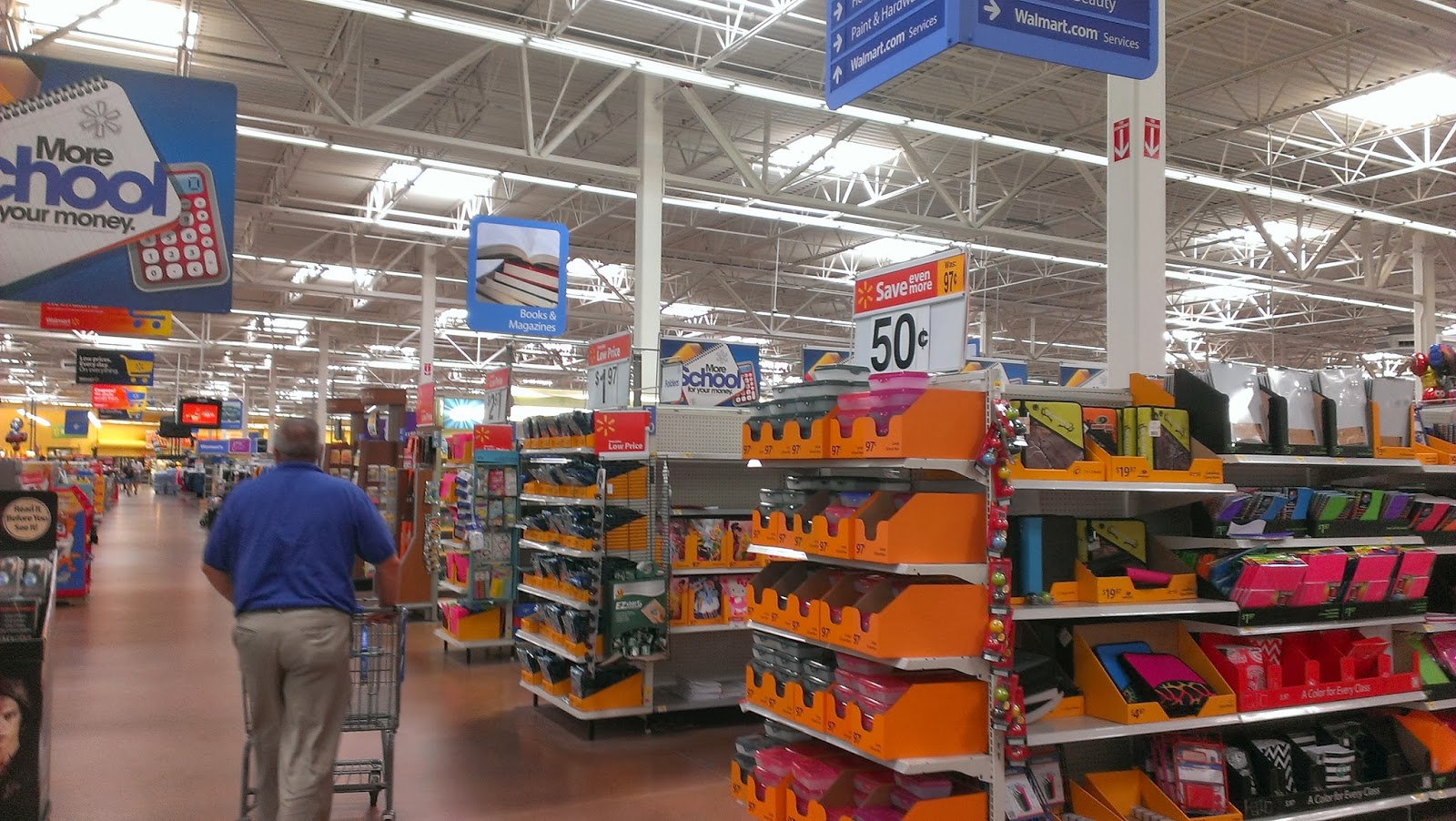 The first time shopping at walmart | Phil's America Exchange Year