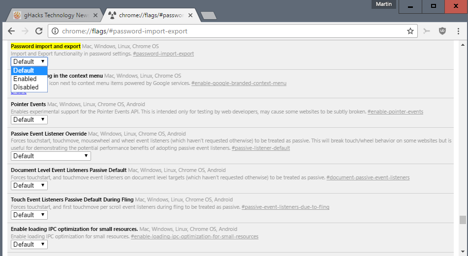 Como exportar e importar passwords no Chrome | Aberto até de Madrugada
