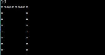 All C Programs: Program 385: Symbol Hollow Square Pattern