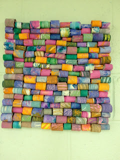 Mrs. Goff's Pre-K Tales: Rolled Paper Collaborative Collage