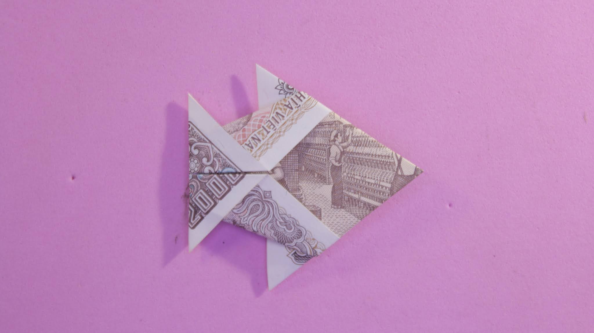 money origami fish - Sáng tạo xanh