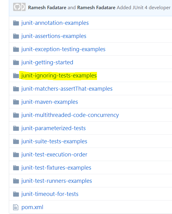How to Ignore Tests in Junit 4