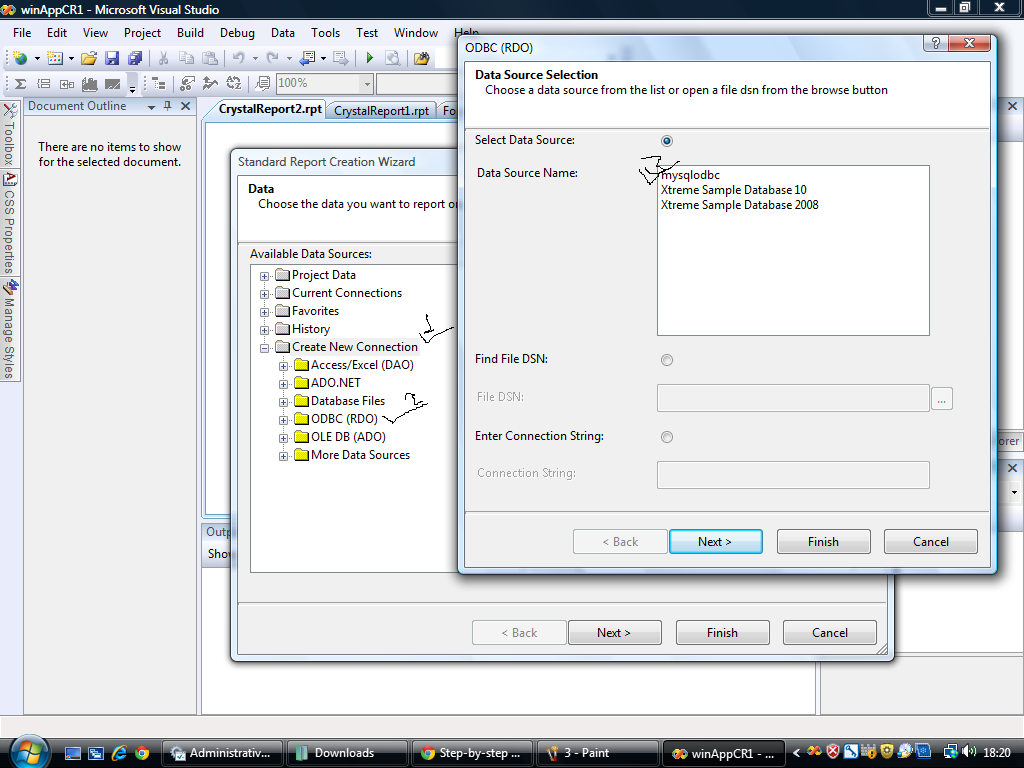VB.net with Crystal Report and MySQL using ADO & ODBC. VB.net with Crystal Report and MySQL using ADO & ODBC.