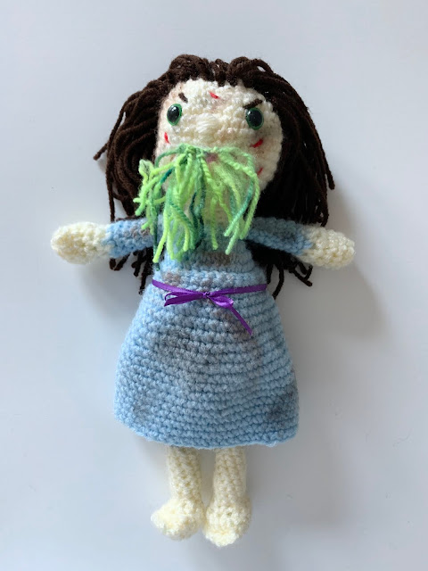 The Feisty Redhead: Regan from The Exorcist Crochet Doll