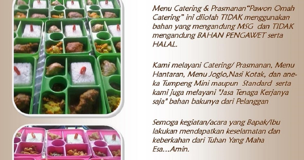 Catering Rantangan di Jombang