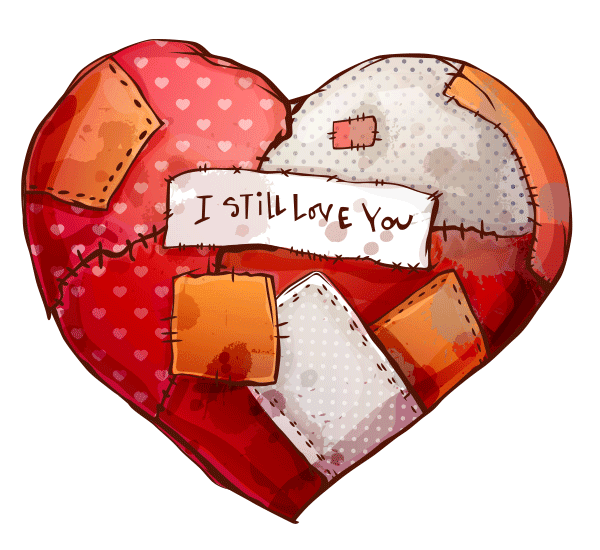 Tattered Heart | Symbols & Emoticons