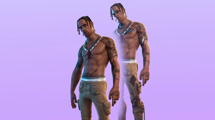 Travis Scott, Fortnite, Skin, Outfit, 4K, #7.1902 Wallpaper PC Desktop