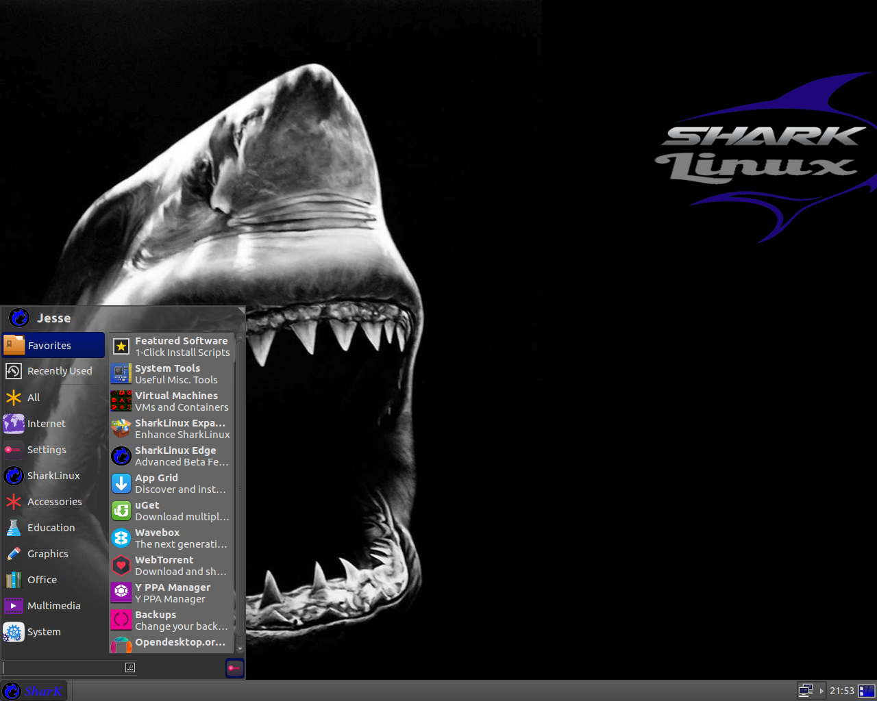Baixaki Linux: Sharklinux
