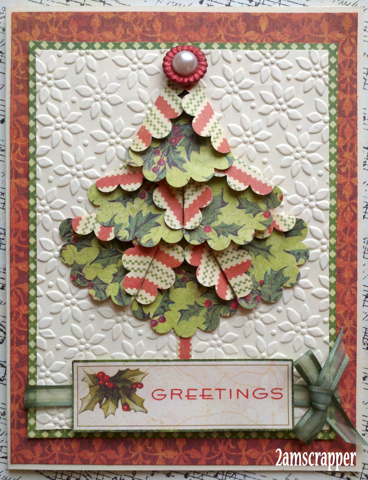 LOTSA SCRAP from 2amscrapper: Holly Jolly Tree