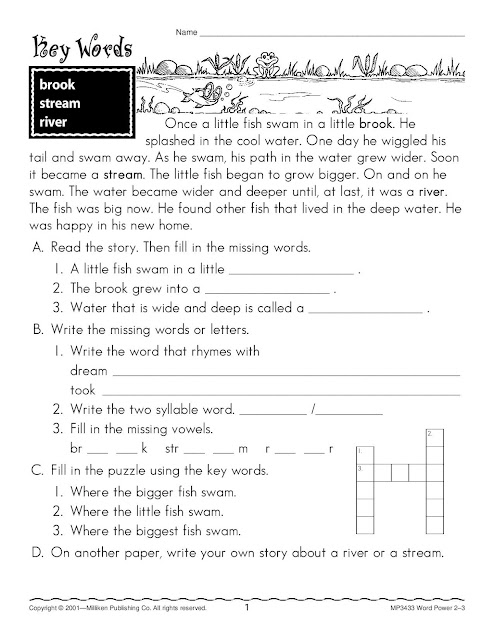 Word Power Vocabulary Enrichment Activities (Grade 2-3)