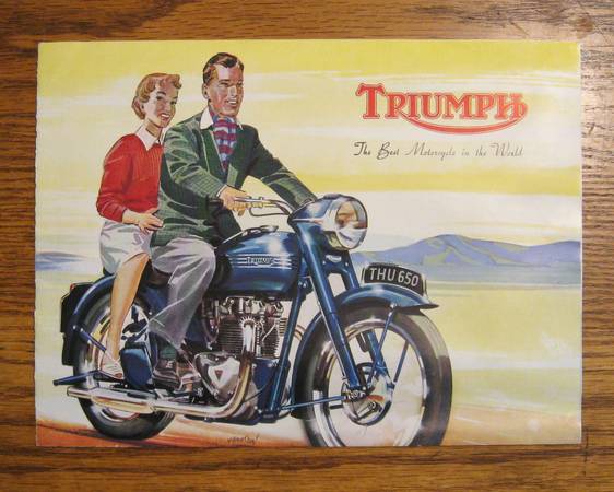 GeekBobber: 1954 Triumph Sales Brochure