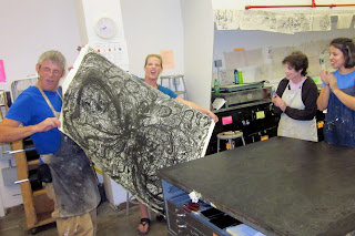 A Sense of Place: printing with large ink slabs