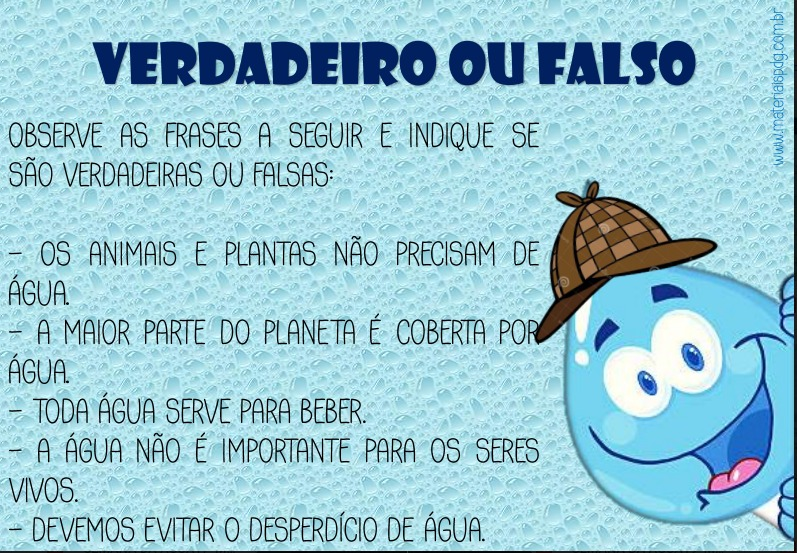 Artesanato para todos: Atividades e Jogos para o Dia da Água