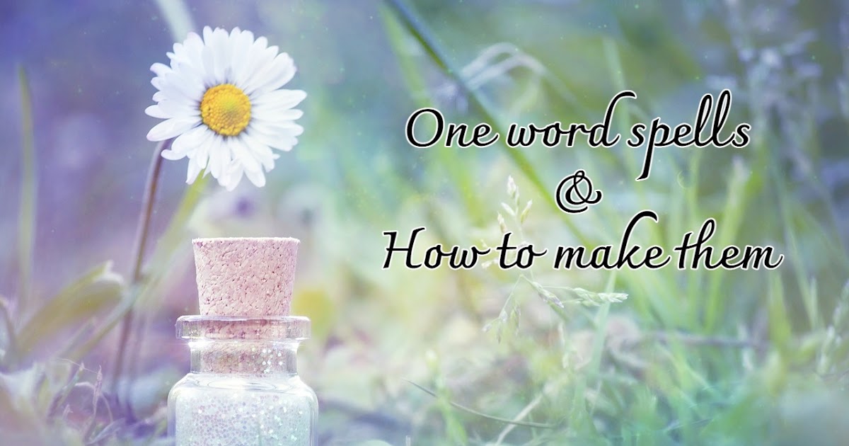 All about one word spells