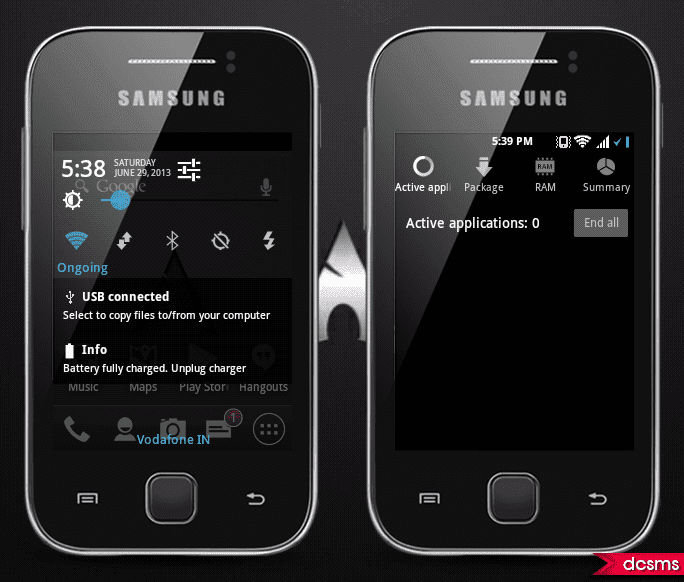 DS ROM v1 Custom ROM Galaxy Y GT-s5360 - Skill of Tech