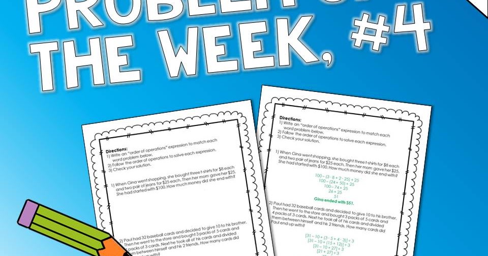 Problem of the Week, # 4