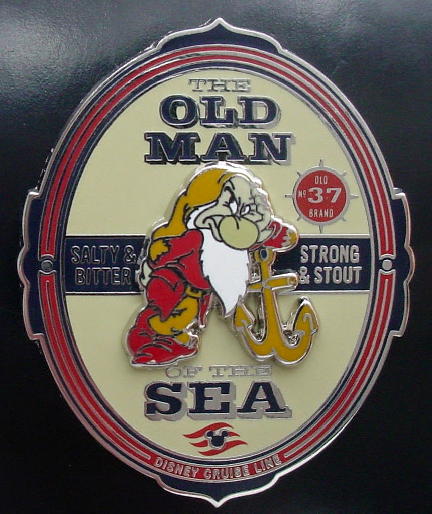 Filmic Light - Snow White Archive: Grumpy "Beer Label" Pins
