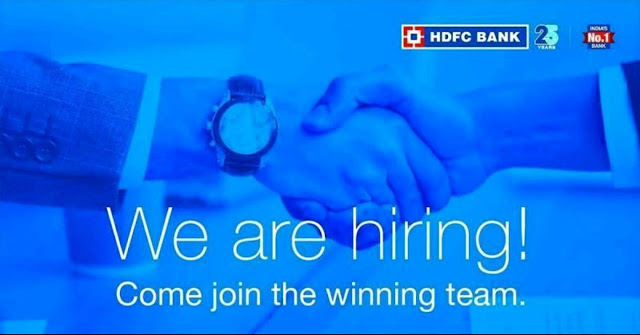 HDFC BANK - Hiring Branch Manager / Relationship Manager / Personal Banker / Authorisers ...