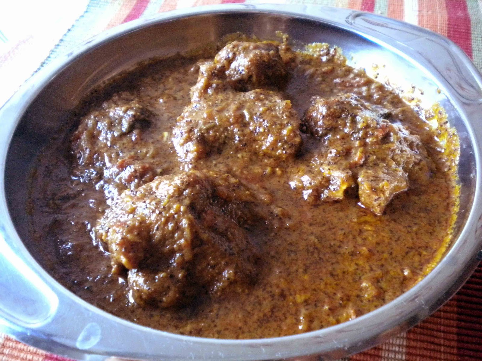 Shogun's Kitchen: ΑΡΝΙ MALBARI (मटन मालाबारी)