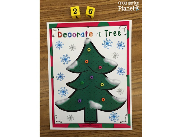 Kindergarten Planet: "Decorate a Tree" Math Game