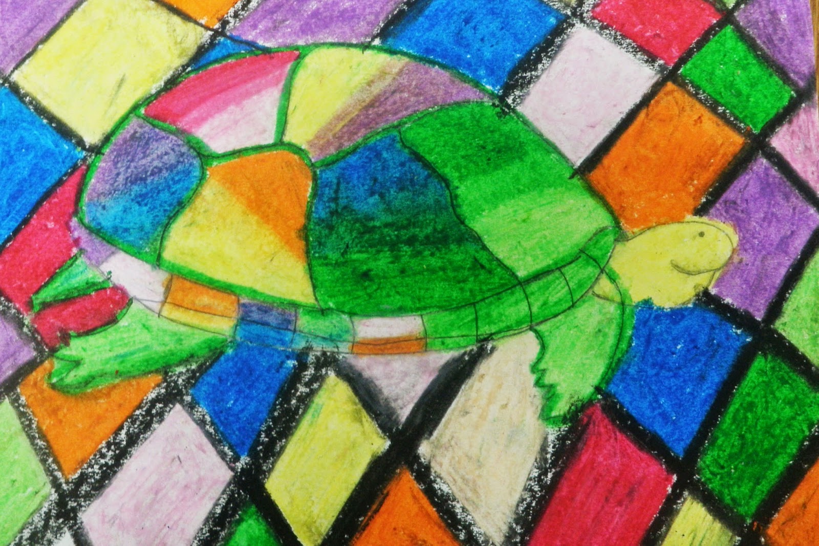 Jerdee's Art Classes: Animals in Art: Oil Pastel Drawings