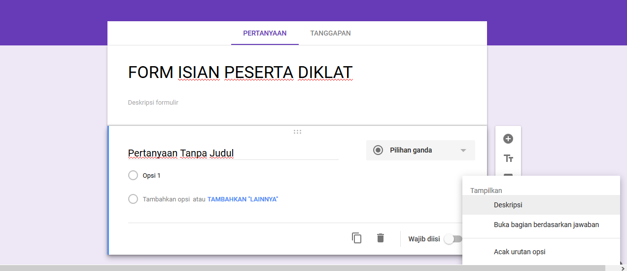 Cara Membuat Form Isian dengan Google Form - Aansupriyanto.Com