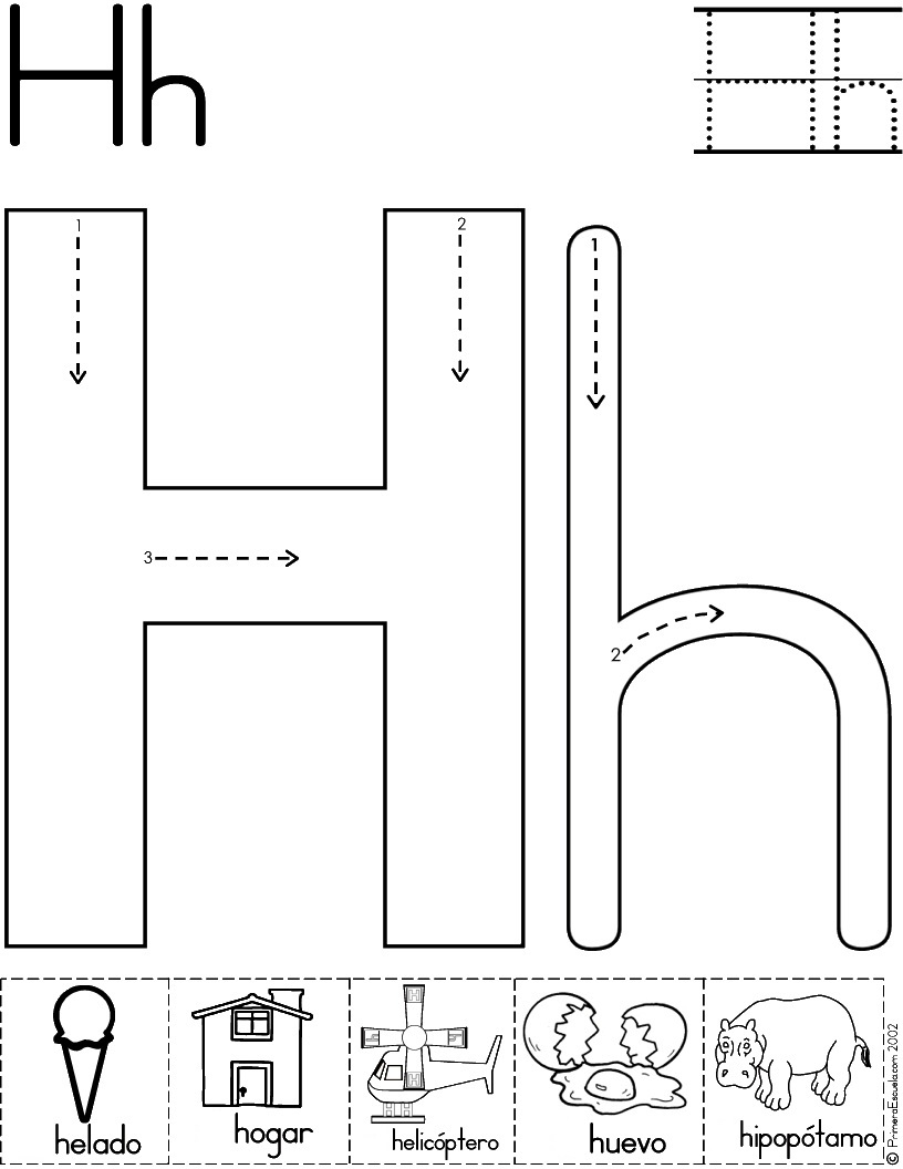 Kinder 3: Letra Hh