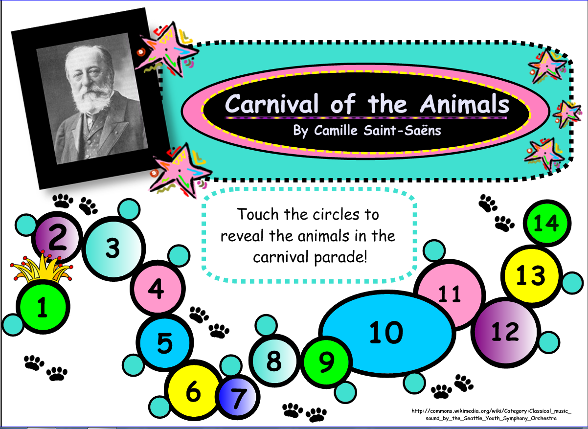 Spartan Music Stars: Kindergarten Kids Learn About The Carnival of the ...