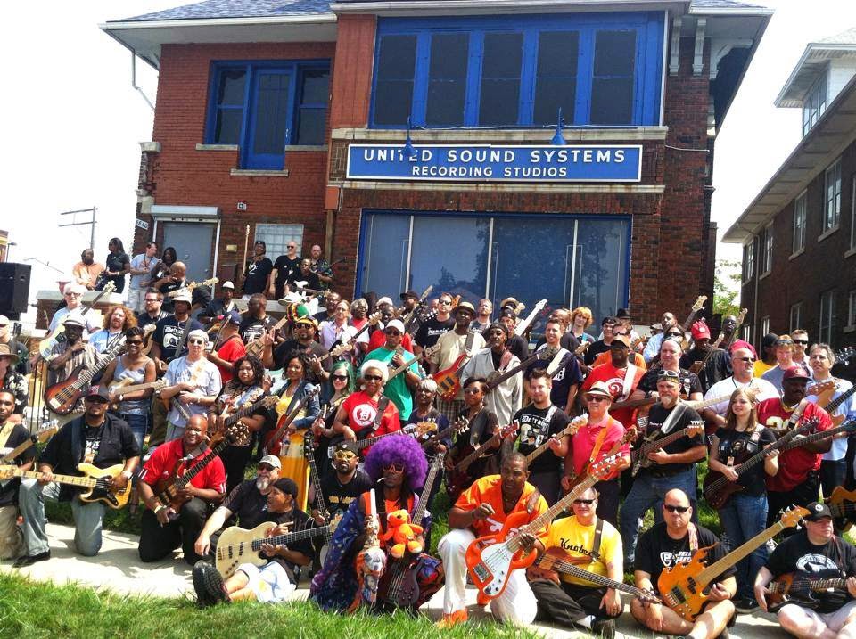 DETROIT ROCK N ROLL MAGAZINE: DETROIT BASS PLAYERS AT UNITED SOUND ...
