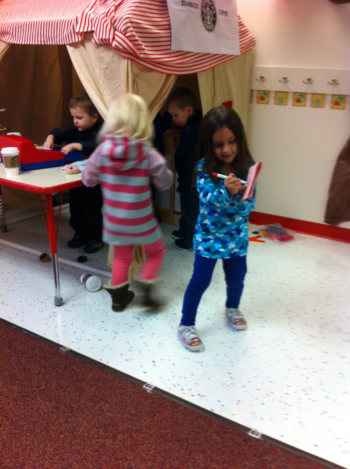 Kiddos, Crayons, and Caffeine!: Coffee Shop Dramatic Play area