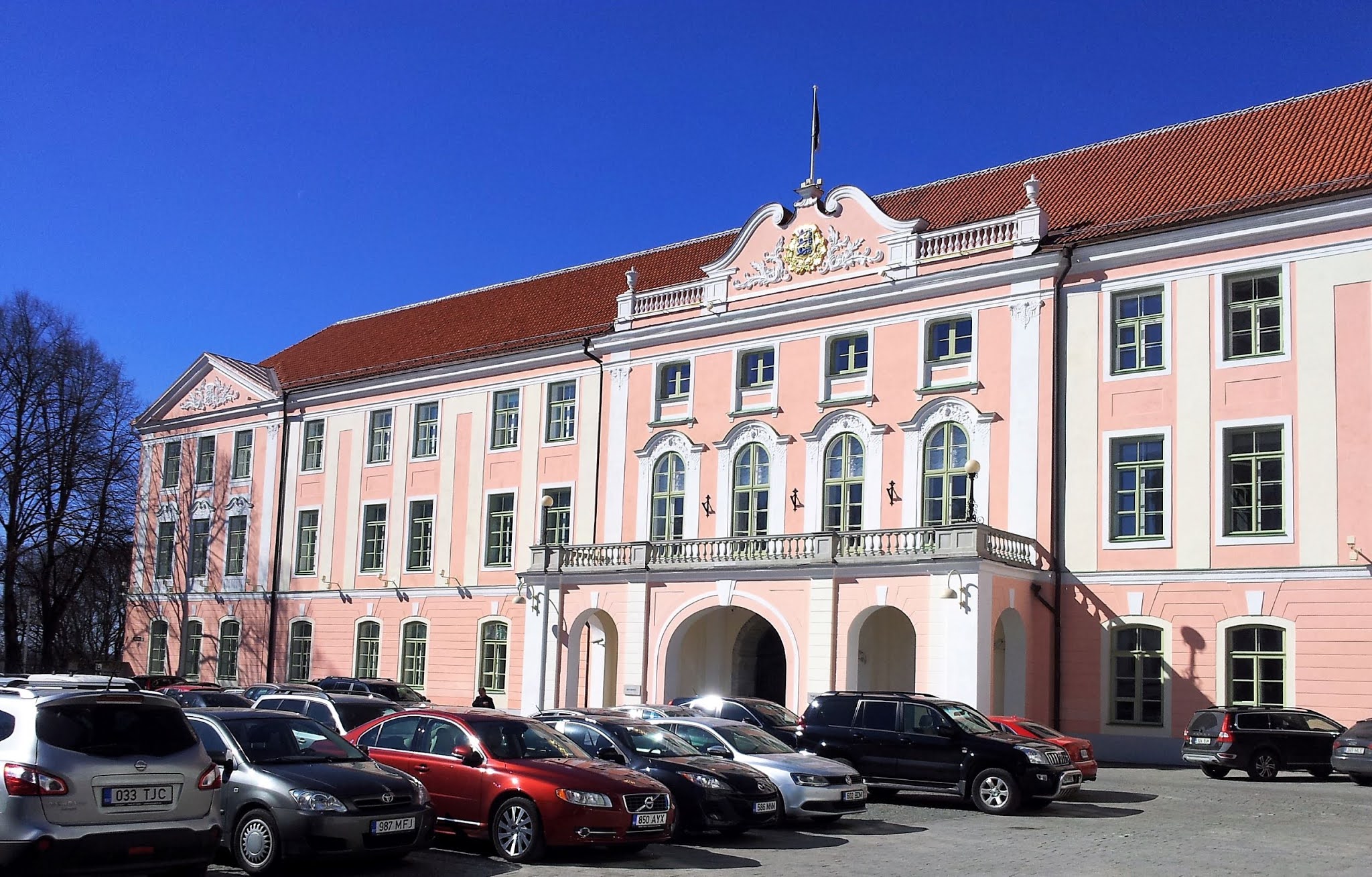 Parliament building - Riigikogu (Toompea Castle) - TALLINN, ESTONIA