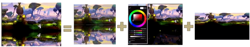 AmplifyShader 2D Water Reflection Shader