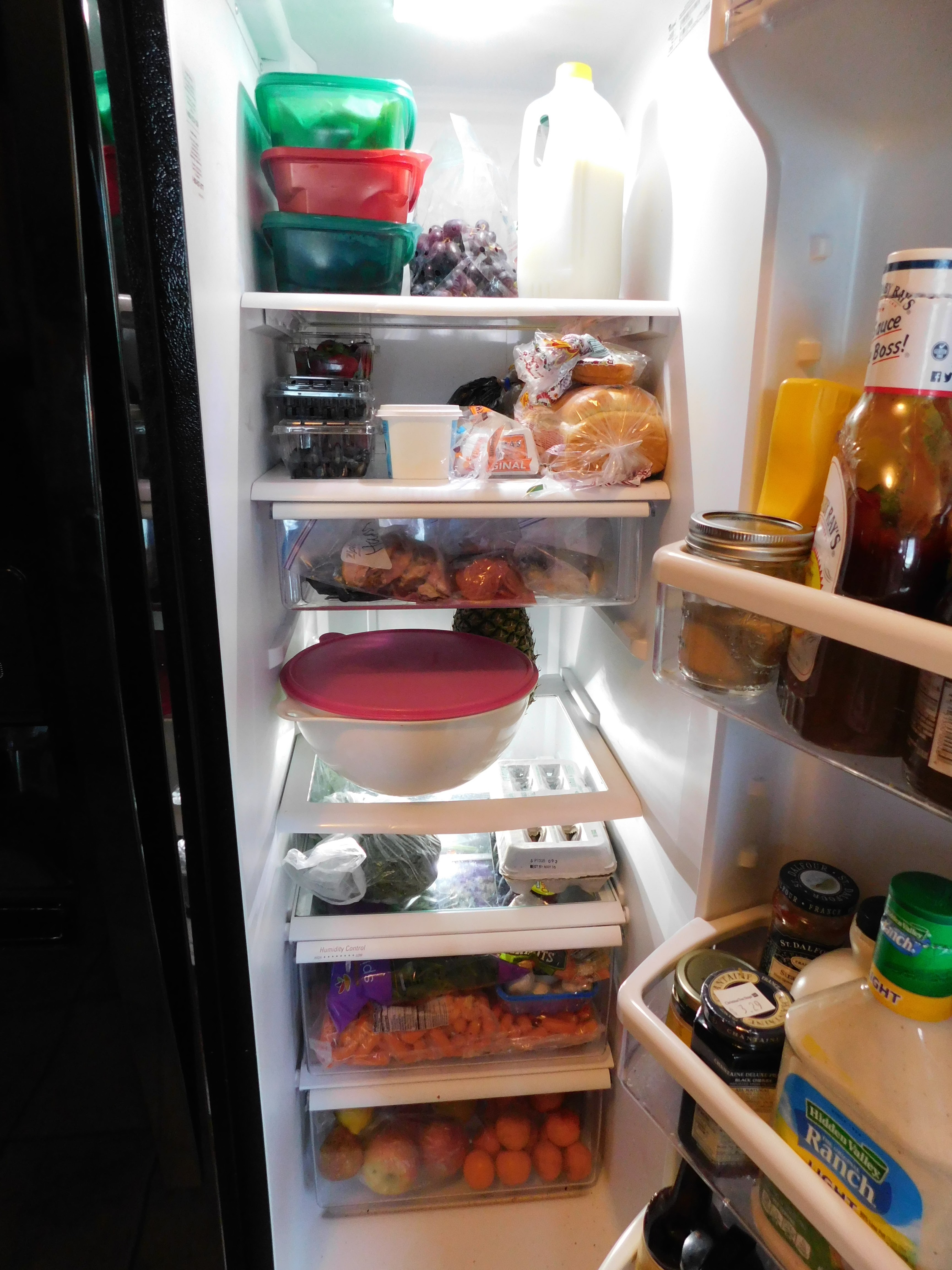 A Look Inside.. Our Fridge and Pantry