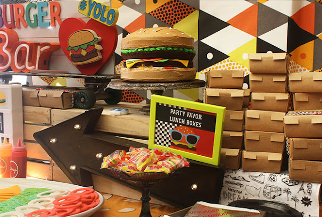 Miss Party Mom: A Burger Themed Birthday Party!