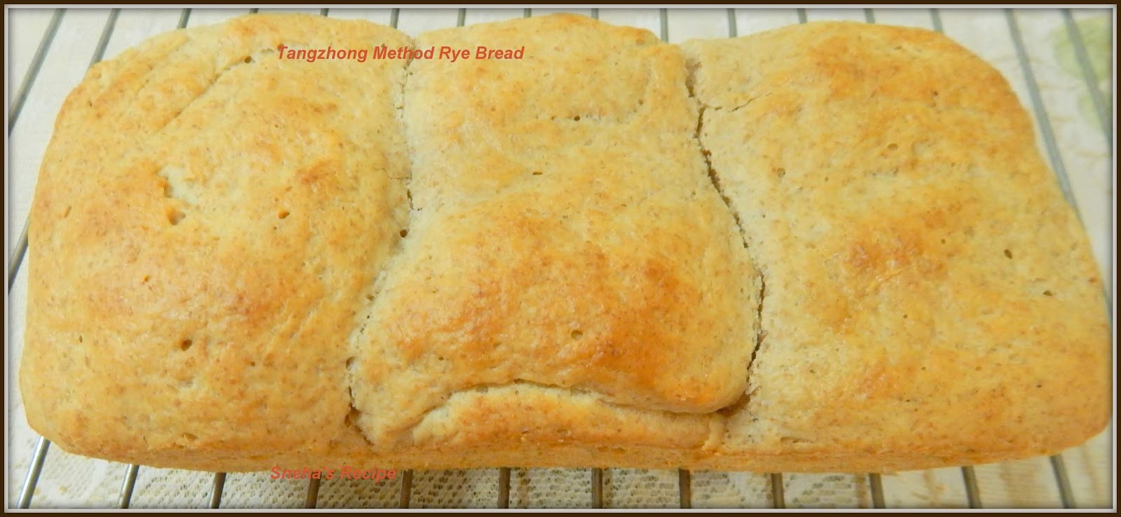 Tangzhong Method Rye Bread - Sneha's Recipe Tangzhong Method Rye Bread - Sneha's Recipe