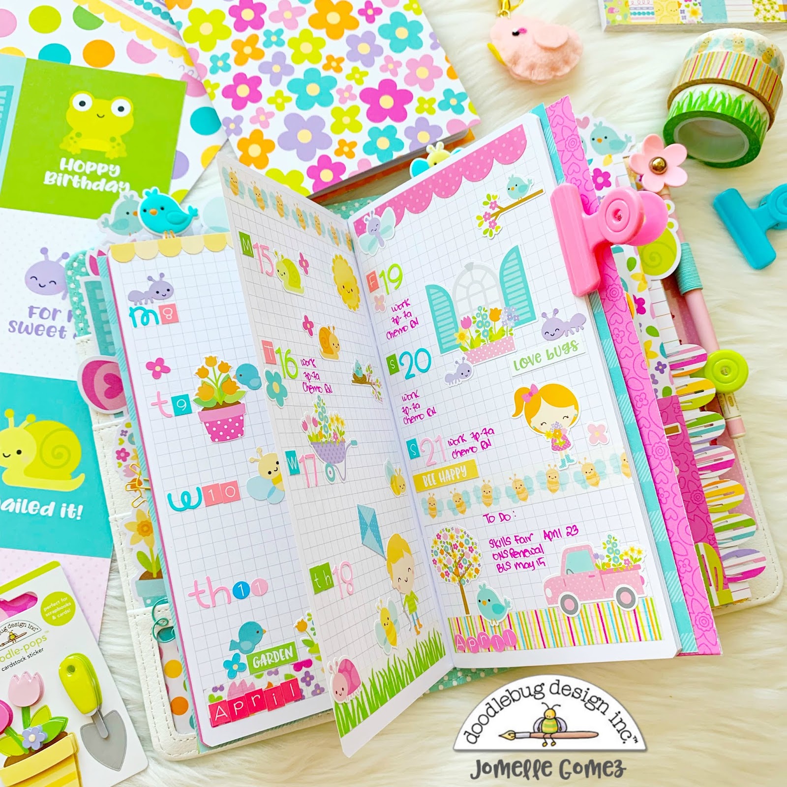 Doodlebug Design Inc Blog: SIMPLY SPRING | Daily Doodles Planner Pages ...