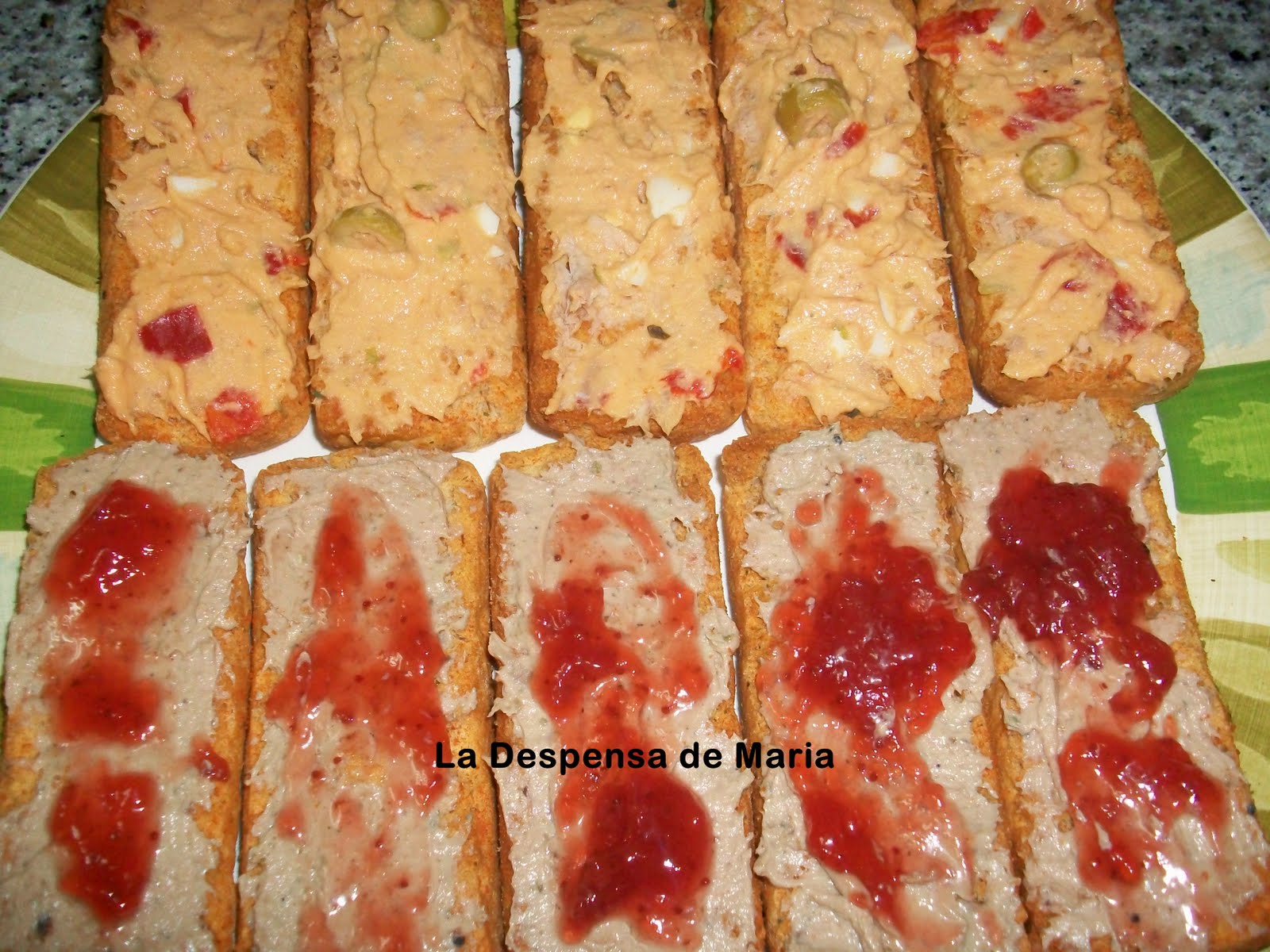 La despensa de Maria: Tostas variadas