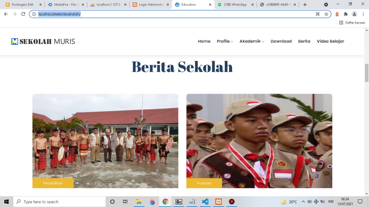 √ Source Code Aplikasi Website Profil Sekolah - Candil Code √ Source Code Aplikasi Website Profil Sekolah - Candil Code