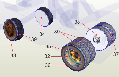 Wongday Papercraft: Tow Mater Papercraft