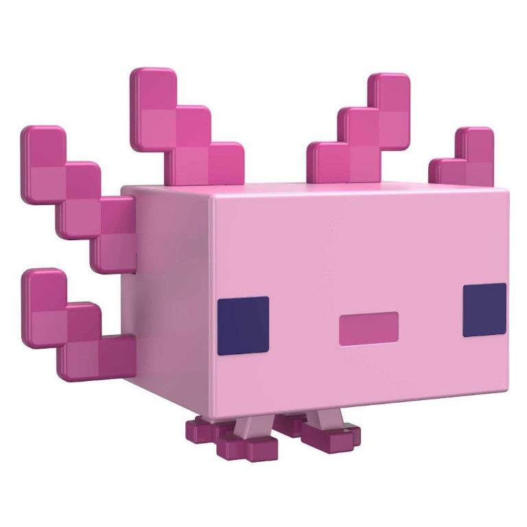 Minecraft Axolotl Mob Head Minis Figure | Minecraft Merch