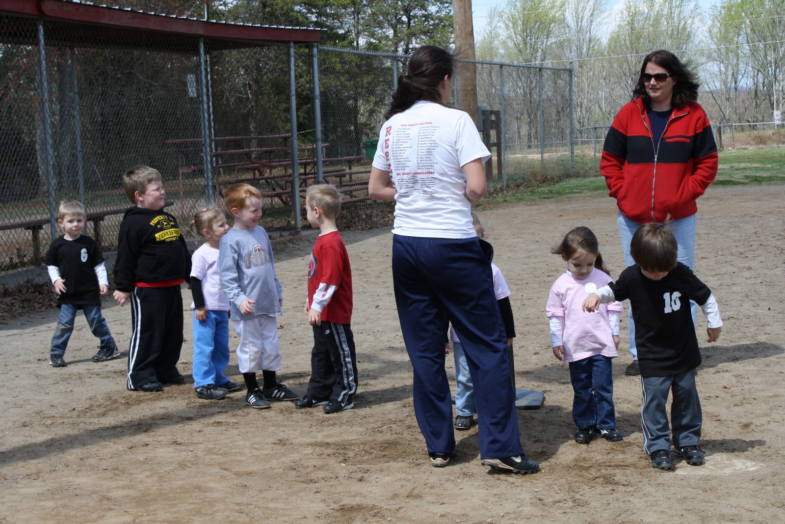 The Boyles Family: Wee Ball Practice!