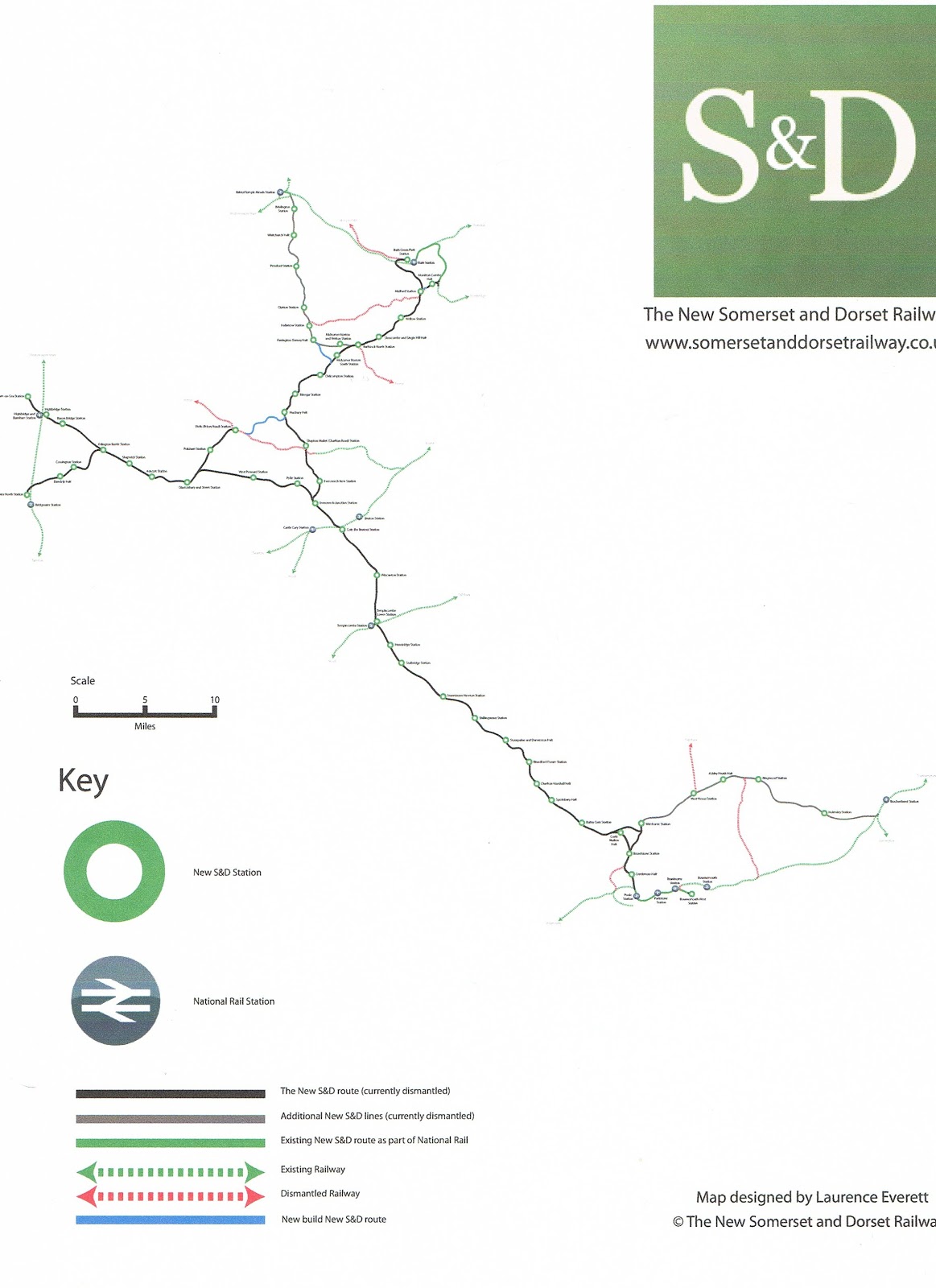 Rail Thing - Friends of the S&D: map 1